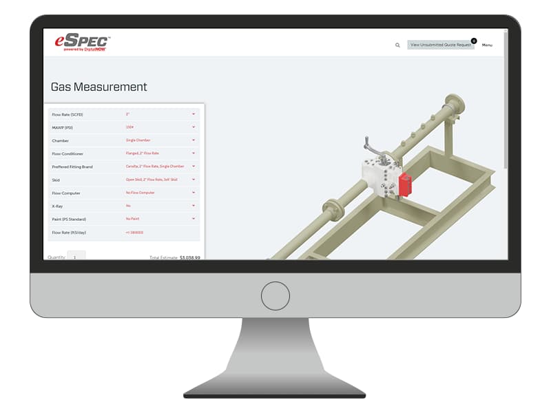 DNOW's eSpec™ Product Configurator, powered by DigitalNOW®