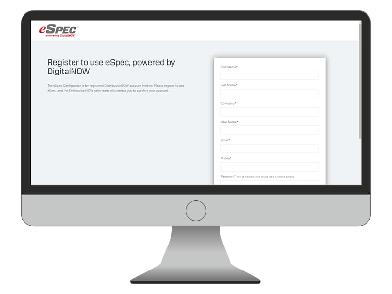 DNOW's eSpec™ Product Configurator, powered by DigitalNOW®